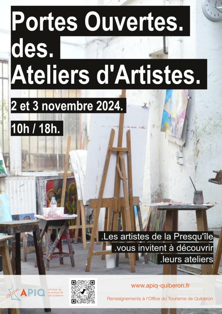 Portes ouvertes des ateliers d'artistes - 2 et 3 Novembre 2024 - A P I Q